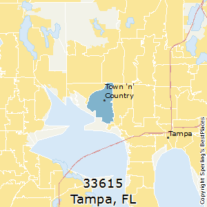 Tampa Bay Area Zip Code Map - Map