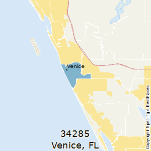 Zip Code Venice Fl Venice Florida Zip Code Map Updated