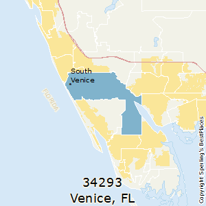 Zip Code Venice Fl Venice Florida Zip Code Map Updated