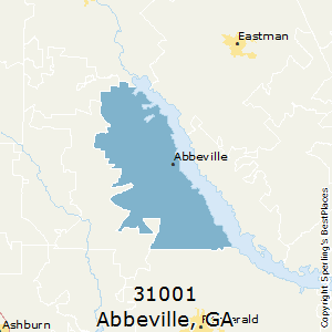 Abbeville (zip 31001), GA