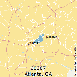 Atlanta (zip 30307), GA