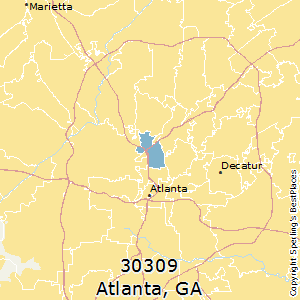 Atlanta (zip 30309), GA