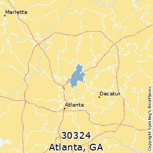 Central Georgia Zip Code Map