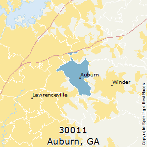 Auburn (zip 30011), GA