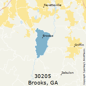 Brooks (zip 30205), GA