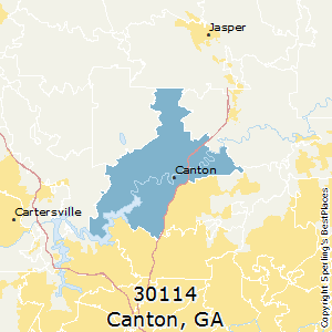 Canton (zip 30114), GA