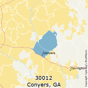 Conyers (zip 30012), GA