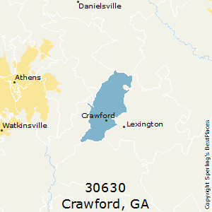 Crawford (zip 30630), GA