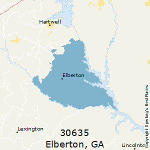 Elberton (zip 30635), GA