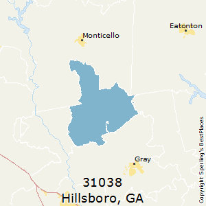 Hillsboro (zip 31038), GA