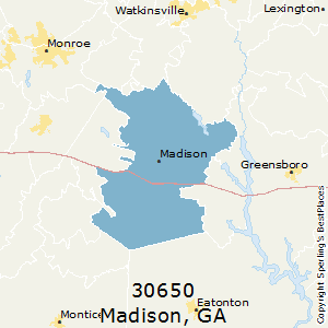 Madison (zip 30650), GA
