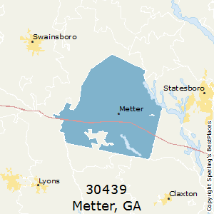 Metter (zip 30439), GA