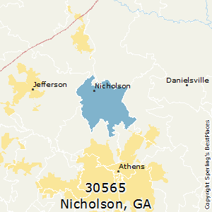 Nicholson (zip 30565), GA