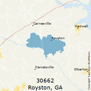 Royston (zip 30662), GA
