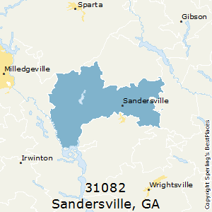 Sandersville (zip 31082), GA