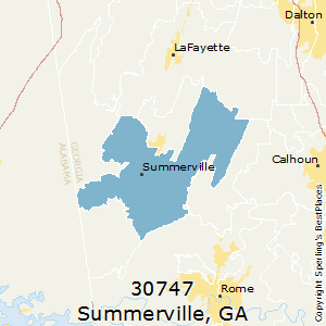 Summerville (zip 30747), GA
