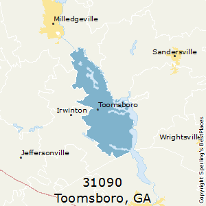 Toomsboro (zip 31090), GA