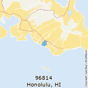 Honolulu (zip 96814), HI