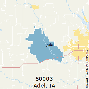 Adel (zip 50003), IA