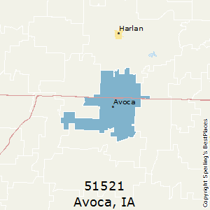 Avoca (zip 51521), IA