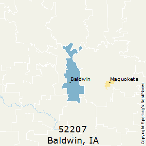 Baldwin (zip 52207), IA