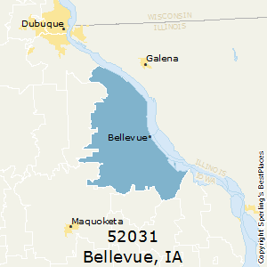 Bellevue (zip 52031), IA
