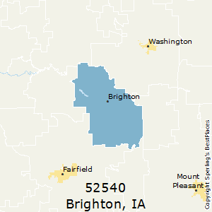 Brighton (zip 52540), IA