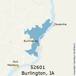 Burlington (zip 52601), IA