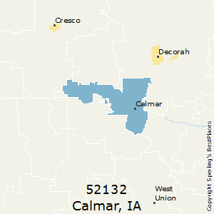 Calmar (zip 52132), IA