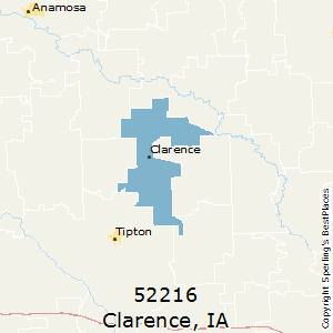 Clarence (zip 52216), IA