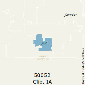 Clio (zip 50052), IA