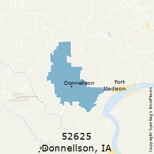 Donnellson (zip 52625), IA