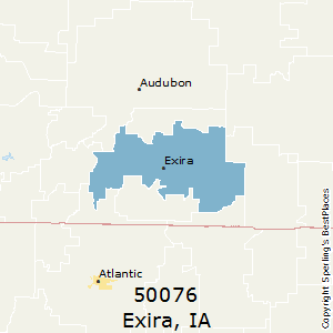 Exira (zip 50076), IA
