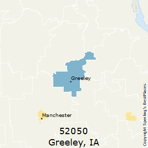 Greeley Co Zip Code Map - Map