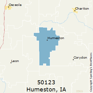 Humeston (zip 50123), IA