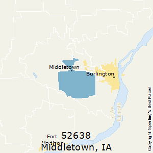 Middletown (zip 52638), IA
