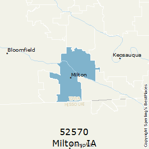 Milton (zip 52570), IA