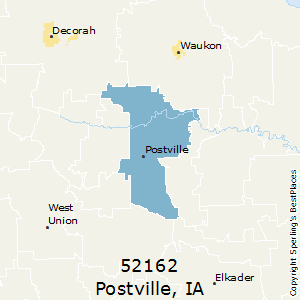 Postville (zip 52162), IA