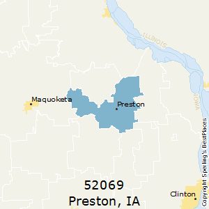 Preston (zip 52069), IA