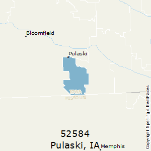 Pulaski (zip 52584), IA