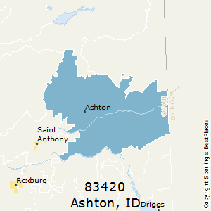 Ashton (zip 83420), ID