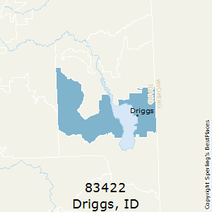 Blank Map Of Driggs Idaho