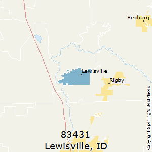 Lewisville (zip 83431), ID