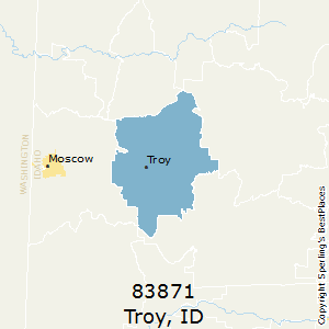 Troy (zip 83871), ID