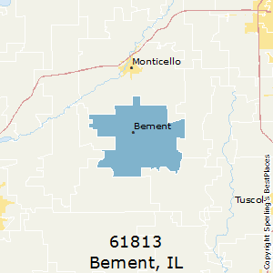 Bement (zip 61813), IL