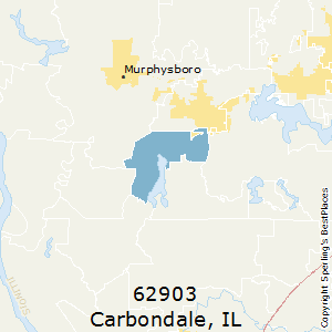 Carbondale Il Zip Code Map - United States Map