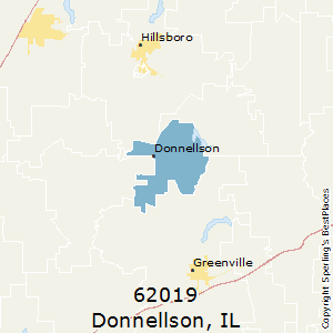 Donnellson (zip 62019), IL