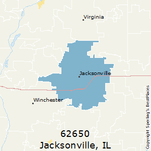 Jacksonville (zip 62650), IL