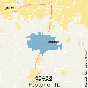 Peotone (zip 60468), IL