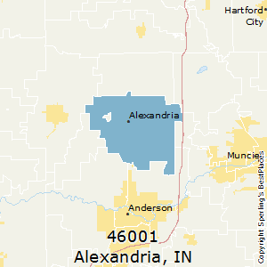 Alexandria (zip 46001), IN